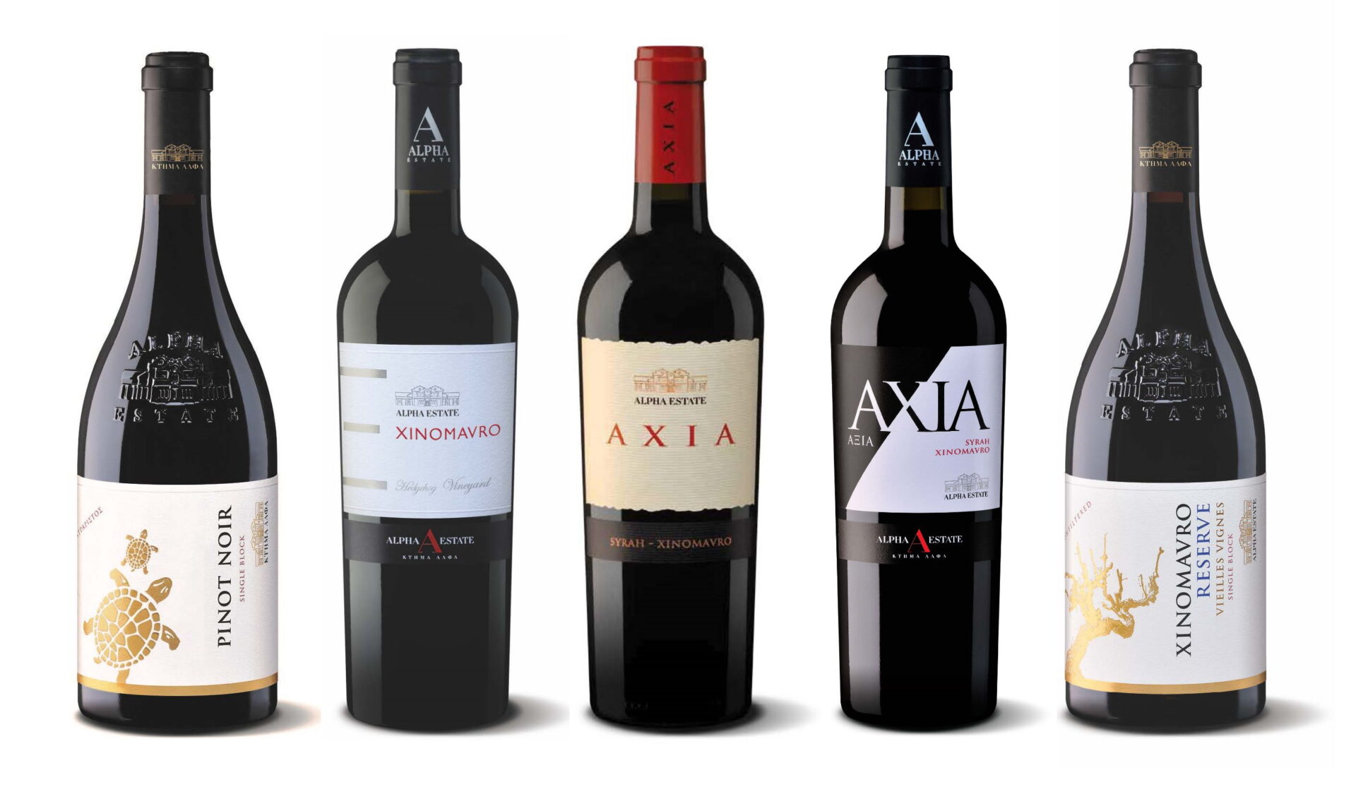 CHEGAM AO BRASIL PREMIADOS VINHOS GREGOS DA ALPHA ESTATE - Mesa de bar