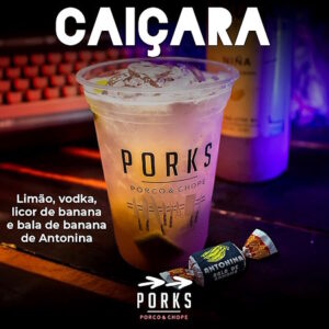 PORKS LANÇA NOVO CARDÁPIO DE DRINKS E PETISCOS DE BOTECO - Mesa de bar