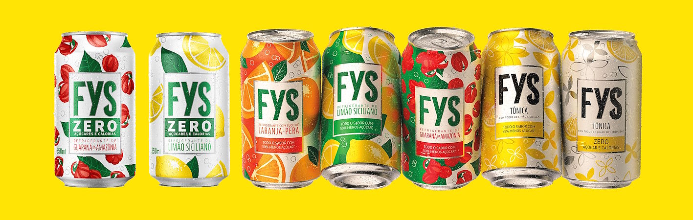 FYS GANHA NOVAS VERSÕES ZERO SEM AÇÚCARES E SEM CALORIAS - Mesa de bar